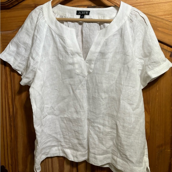 J. Crew | Tops | J Crew Linen Tunic | Poshmark